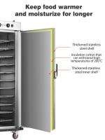 China Stainless Steel Buffet Food Warmer Cart for Catering 220V/50HZ/1Ph Power Supply Ready for sale