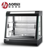 China Commercial Kitchen Hot Food Display Merchandiser with Sliding Doors and 28KG Capacity for sale