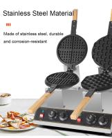 China Stainless Steel Commercial Cake Belgian Waffle Making Machine for and Easy Operation for sale