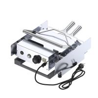 China 22KG Capacity 2 Layers Hamburger Bun Toaster Machine with Heating Plate Size 440*320mm for sale