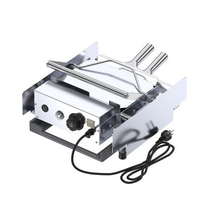 China 22KG Capacity 2 Layers Hamburger Bun Toaster Machine with Heating Plate Size 440*320mm for sale