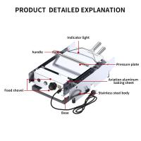 China 22KG Capacity 2 Layers Hamburger Bun Toaster Machine with Heating Plate Size 440*320mm for sale