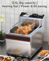 China Stainless Steel Deep Fryer 13l Capacity Temperature Range 50-200C for Hotel Restaurant for sale