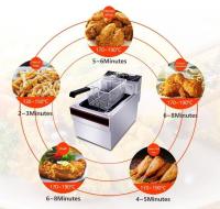 China Electric Deep Fryer for Restaurant Fries Chips Frying Machine Chicken Kfc Potato Chips for sale