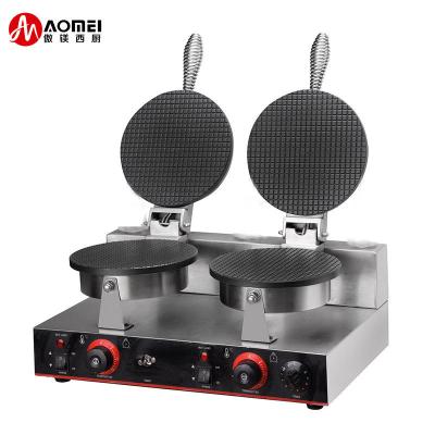China Electric Waffle Baker Machine with 2 Plates and Temperature Control Gross Weight 12.5kg for sale