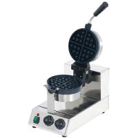 China Single Head Automatic Rotary Commercial Belgian Waffle Pancake Maker with 1200W Power for sale