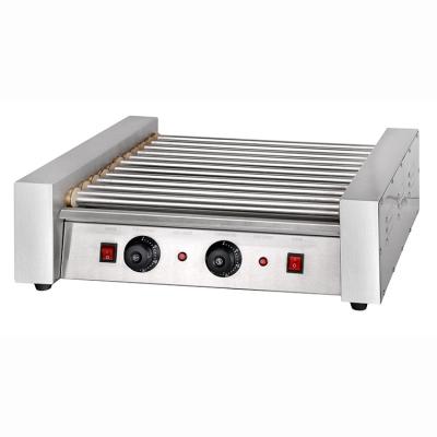 China Snack Shop Supplies Electric Hot Dog 7/9/11 Roller Grill Bun Warmer Machine Year 2020 for sale