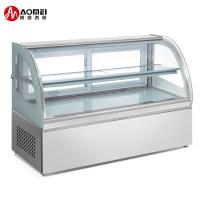 China Bakery Display Cake Refrigerated Cold Food Bars Counter Cabinet with Display Cooler for sale