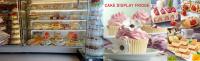China Bakery Display Cake Refrigerated Cold Food Bars Counter Cabinet with Display Cooler for sale
