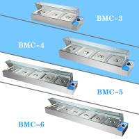 China 220V Commercial Kitchen Heavy Duty Electric 4-Pan Bain Marie for Restaurant for sale