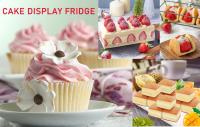 China Bakery Display Cake Refrigerated Cold Food Bars Counter Cabinet with Display Cooler for sale