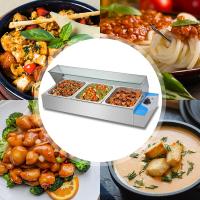 China 220V Commercial Kitchen Heavy Duty Electric 4-Pan Bain Marie for Restaurant for sale