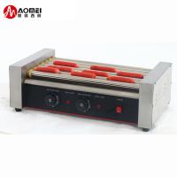China 5 Roller Grill Hot Dog Machine for Stainless Steel Restaurant Kitchen Equipment for sale