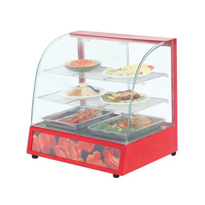 China 220-240 Volts Food Warmer Display Showcase with Dimensions 660x475x620 for sale