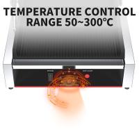 China Commercial Kitchen Equipment Electric Contact Grill with Stainless Steel Construction for sale