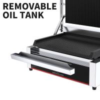 China Commercial Kitchen Equipment Electric Contact Grill with Stainless Steel Construction for sale