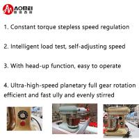 China Online Support 7L Professional Kitchen Electric Bakery Baking Mixer Food Mixer Dough Mixer for sale