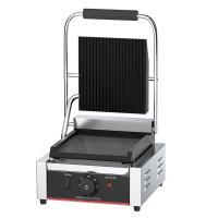 China Electric Silver White Table Top Panini Contact Grill for Perfectly Grilled Sandwiches for sale