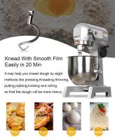 China Raw Material Flour 50L Stainless Steel Spiral Dough Mixer Machine for Bakery Shop for sale