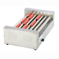 China 9 Roller Hot Dog Grill Maker for Retail Snack Machine Convenience and Efficiency for sale