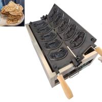 China Commercial Non Stick Electric Egg Waffle Maker with Crab and Animal Shapes Cartoon 110/220 Voltage for sale