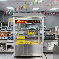 China 220-240V/50-60Hz Commercial Caramel Popcorn Machine with Butter Melting Capability for sale
