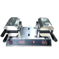 China Double Waffle Maker Ice Cream Machine with Open Mouth Fish Shape and Timer 0-10 minutes for sale