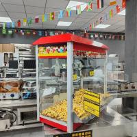 China Industrial Caramel Double Pot Popcorn Machine Commercial Popcorn Maker for Your Event for sale