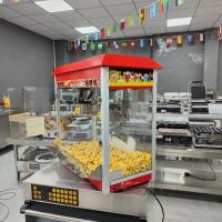 China Industrial Caramel Double Pot Popcorn Machine Commercial Popcorn Maker for Your Event for sale