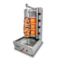 China Sustainable PG-04 Commercial 4 Burner Doner Kebab Machine Gas Shawarma Machine For Restaurant for sale