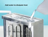 China 2 Burners Electric Vertical Rotisserie Chicken Broiler for Automatic Meat Production for sale