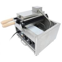 China Stainless Steel Electric Taiyaki Machine for Fish Shape Snack Equipment 380x380x245mm for sale