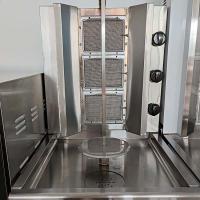 China 220V Full Automatic Shawarma Grill Doner Kebab Machine with 2/3/4/5/6 Burners Gas Grill for sale