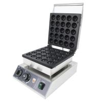 China 25 Holes Commercial Electric Ball Shape Waffle Maker with Temperature Range of 50-300 for sale