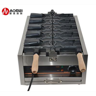 China Multifunctional Fish Taiyaki Machine Make Waffle and Fish Shape with Open Mouth for sale