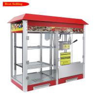 China Convenient Outdoor Popcorn Machine with Food Warmer and Private Mold Design for sale