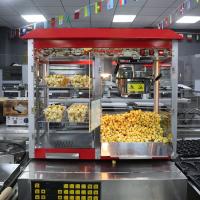China Convenient Outdoor Popcorn Machine with Food Warmer and Private Mold Design for sale