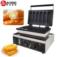 China 6 in 1 Commercial Electric Stick Waflera Baker Kitchen Utensils Snack Hot Dog Waffle Machine 7.5 KG for sale