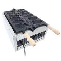 China Make Perfect Snacks with Our Commercial Non-stick 4pcs Ice Open Mouth Fish Waffle Maker for sale