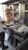 China Advanced Commercial Gas Upright Chicken Doner Pita Making Machine for Shawarma Shop for sale