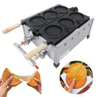 China Snack Shop Commercial Waffle Maker Mini Round Waffle Baking Food Production Equipment for sale