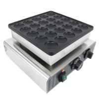 China 2023 Commercial Dorayaki Cake Making Machine with CE and 25 Holes Poffertjes Grill for sale