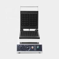 China Food Beverage Shops Commercial Electric Square Waffle Maker with Single/Double Slices for sale