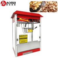 China Electric Popcorn Maker for Snack Food Red Caramel Popcorn Machine Application Fields for sale