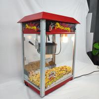 China 1400 Electric Snack Machine Non-stick Pot Popcorn Making Machine with Transparent Glass for sale