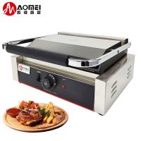 China Non-stick Grill Plates Electric Panini Sandwich Grills Machine Stainless Steel 220v for sale