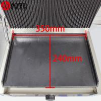 China Non-stick Grill Plates Electric Panini Sandwich Grills Machine Stainless Steel 220v for sale
