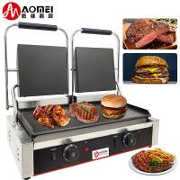 China Durable Electric Contact Grill for Sandwich Making on Table Top Stainless Steel Grills for sale