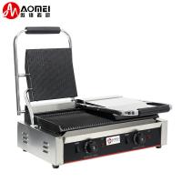 China Electric Grill Stainless Steel Toaster Contact Grill Panini Press Grill Commercial for sale