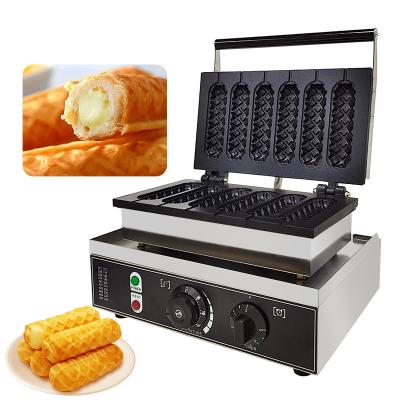 China Non-stick Coated Electric Corn Hot Dog Waffle Maker with 6 Sticks Easy Operation for sale